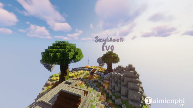 Download SkyBlock Evo Map 1.15.2 - Mod bản đồ sinh tồn cho Minecraft