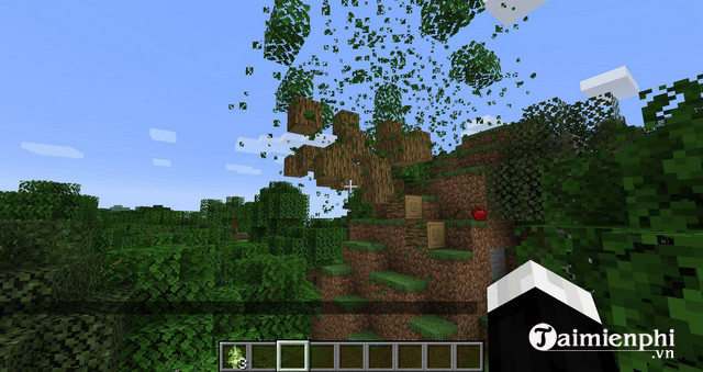 Download Trees Do Not Float Mod 1.15 - Mod hỗ trợ chặt cây, đốn gỗ cho