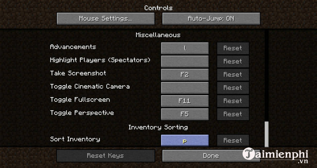 Download Inventory Sorting Mod 1.15.2 - Mod sắp xếp kho đồ dễ dàng -ta