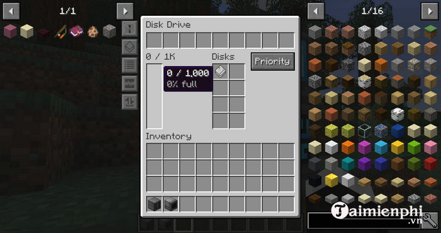 Download Extra Disks Mod 1.15.2 - Mod bổ sung không gian lưu trữ cho R