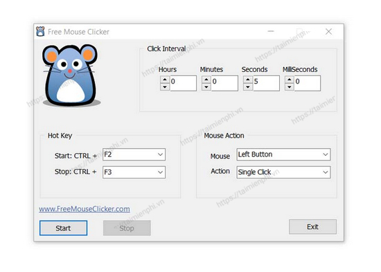Tải Auto Click PC - Tự nhấp chuột cho máy tính nhẹ, nhiều chế độ -taim