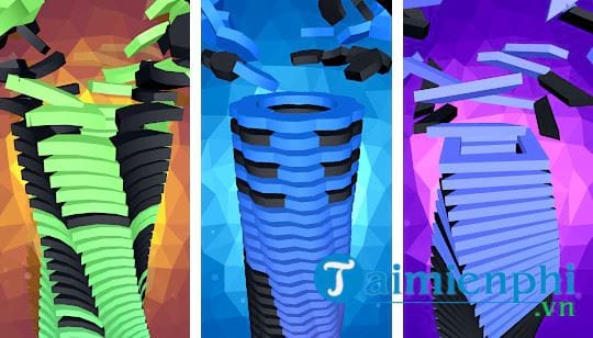 Download Drop Stack Ball Cho Android - Game bóng nảy phá trụ xoắn ốc