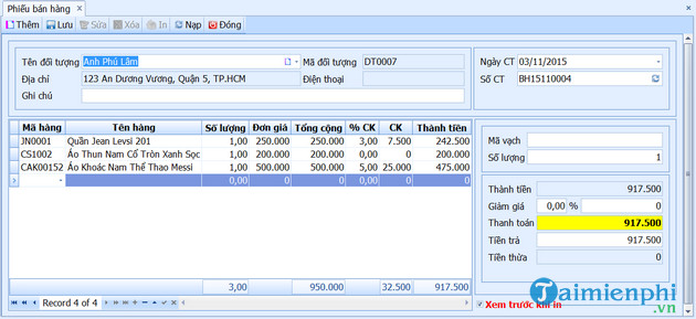 Download Fast Sales Fi Mới nhất - Báo cáo phân tích bán hàng, quản lý