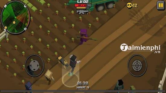 Cube Zombie Hunter - Game bắn súng zombie trên di động -taimienphi.vn