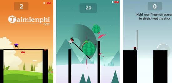 Tải Stick Hero - Download Game nhập vai phiêu lưu Stickman trên Androi