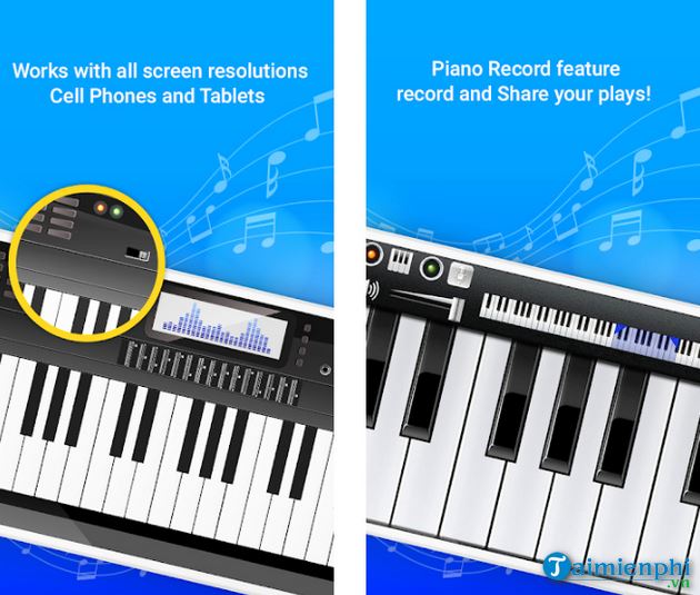 Download 3D Piano Keyboard Cho Android - Game mô phỏng piano trên điện