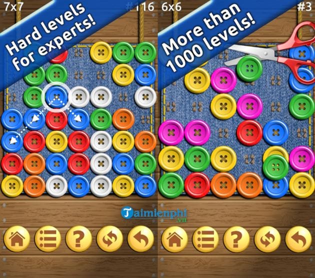Tải Buttons and Scissors game câu đố cho Android, iPhone -taimienphi.v