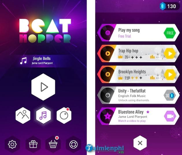 Download Tiles Hop Trò chơi Nhạc Piano EDM Rush miễn phí -taimienphi.v