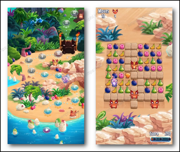 Tải game Fruit Nibblers, game giải đố Fruit Nibblers -taimienphi.vn