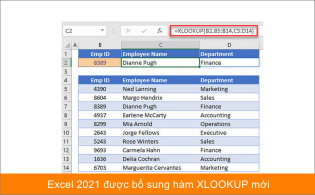 Tải Excel 2021 - Tạo bảng tính, làm việc và phân tích dữ liệu với bảng