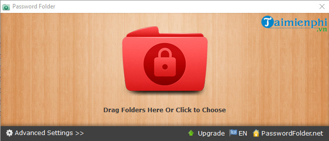 Download Password Folder 2.4.1.0 - Đặt mật khẩu bảo vệ thư mục -taimie