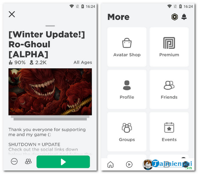 Tải Roblox APK, vũ trụ game kỳ thú -taimienphi.vn