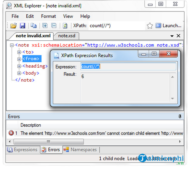 Download XML Explorer, phần mềm đọc file XML -taimienphi.vn