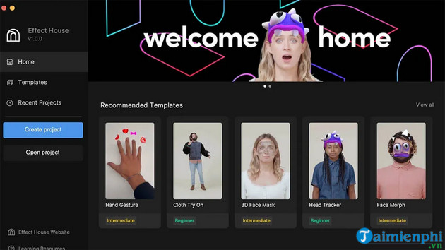Download Effect House - Thiết kế và tạo hiệu ứng AR -taimienphi.vn