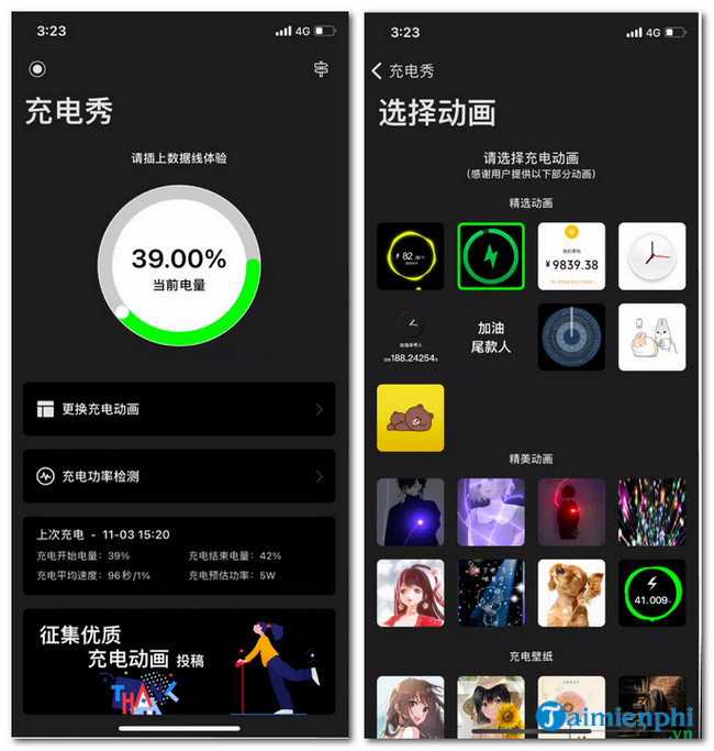 Download Charging Play - App tạo hiệu ứng khi sạc pin trên iPhone -tai