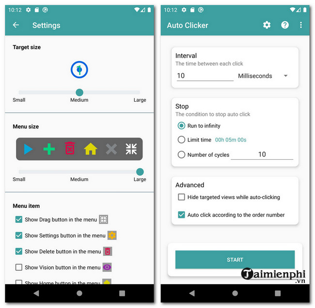 Download Auto Clicker Lite - Auto click, tự động bấm trên điện thoại