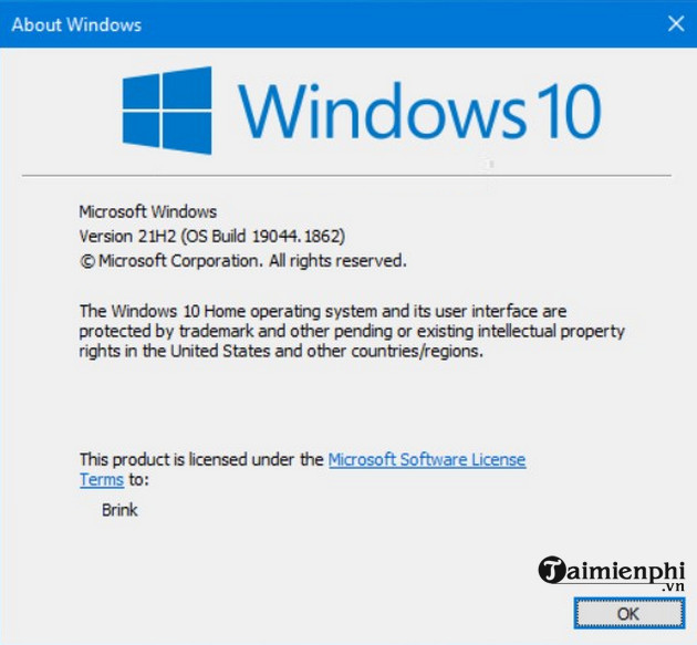 Download Windows 10 Build 19044.1862 - Bản cập nhật Win 10 thêm cải ti