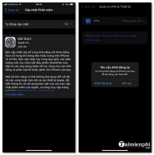 Download iOS 15.6.1 - Bản cập nhật iOS cho iPhone, iPad mới nhất -taim
