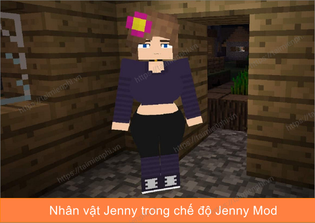 Tải Jenny Mod 1.21, 1.20, 1.19 – Mod bạn gái ảo Ellie, Bia, Allie, Gob