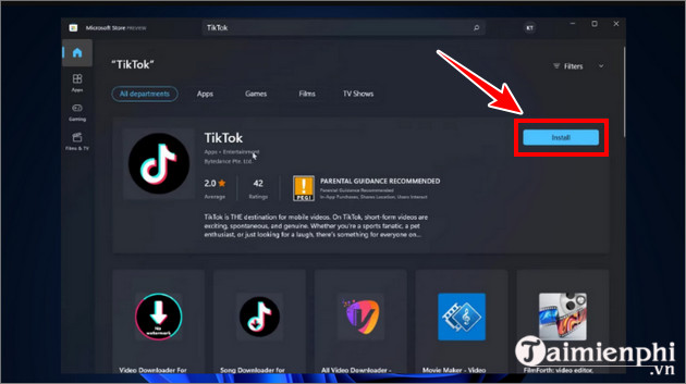 Tải TikTok PC - Ứng dụng xem video TikTok trên máy tính -taimienphi.vn
