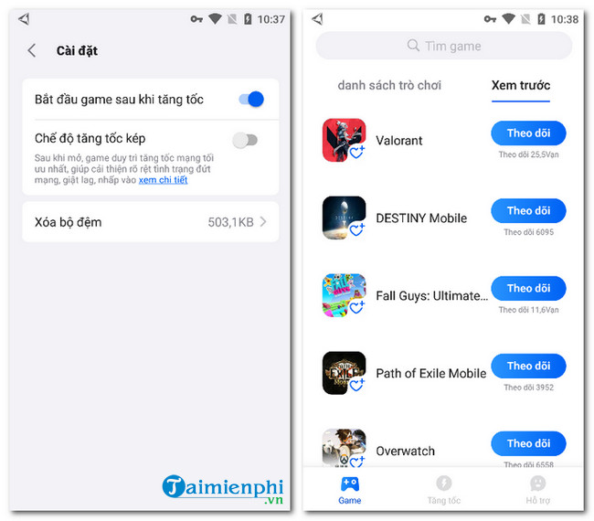 Tải GearUP Game Booster, phần mềm tăng tốc game, tăng fps, chống giật