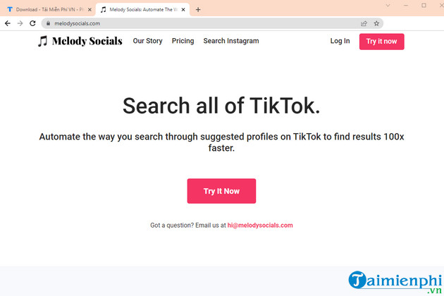 Tải Melody Socials - Hỗ trợ tìm kiếm trên TikTok nhanh chóng, hiệu quả