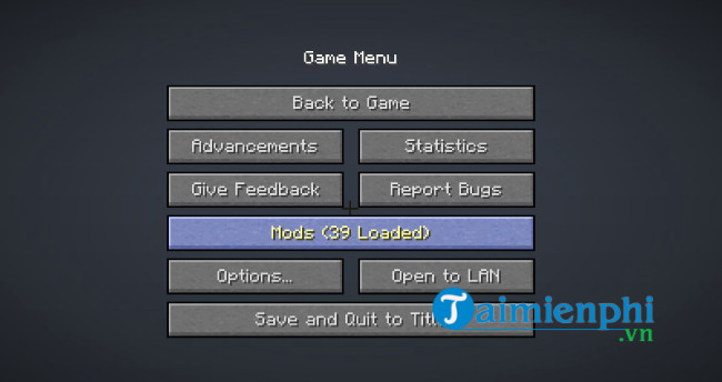Download Mod Menu 1.14.4 - Mod Minecraft xem danh sách mod đã cài đặt