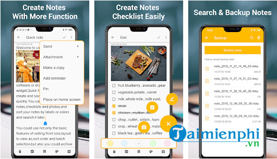 Download Notes Mobile_V5 Cho Android - Tạo ghi chú đa phong cách -taim