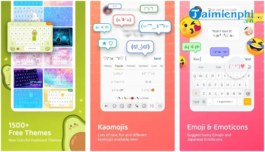 Download Facemoji Keyboard Pro Cho Android - Bàn phím với emoji và sti