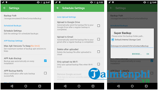 Download Super Backup Cho Android - Sao lưu ứng dụng, danh bạ điện tho