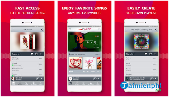 Download TrueID Music Cho Android - Nghe nhạc và tải nhạc trên di động