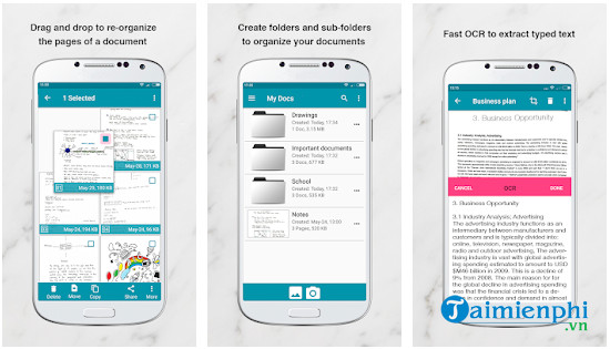 Download Notebloc Cho Android - Quét, lưu trữ và chia sẻ file PDF -tai