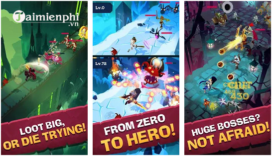 Download Mighty Quest Cho Android - Game ARPG chặt chém vui nhộn -taim