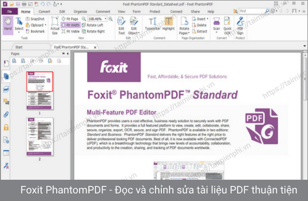 Foxit Phantom PDF 11, 10, 9 - Tạo, xem và chỉnh sửa file PDF -taimienp
