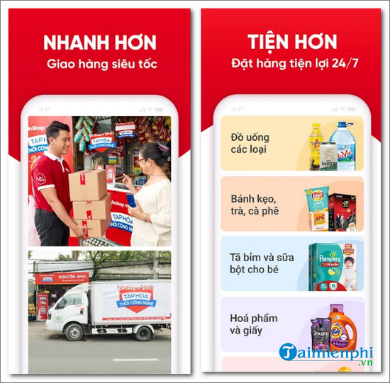 VinShop cho Android, iPhone - Ứng dụng mua hàng của Vingroup dành cho