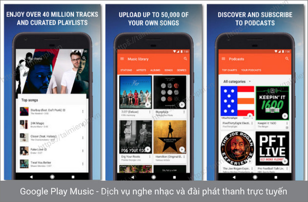Tải Google Play Music - Dịch vụ nghe nhạc và đài phát thanh trực tuyến