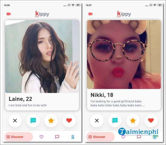 Download Kippy Cho Android - Ứng dụng ghép đôi, tìm bạn hẹn hò -taimie