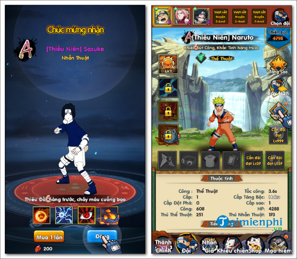 Tải Thời Đại Ninja cho Android, iPhone - Game mobile 2D chủ đề Ninja