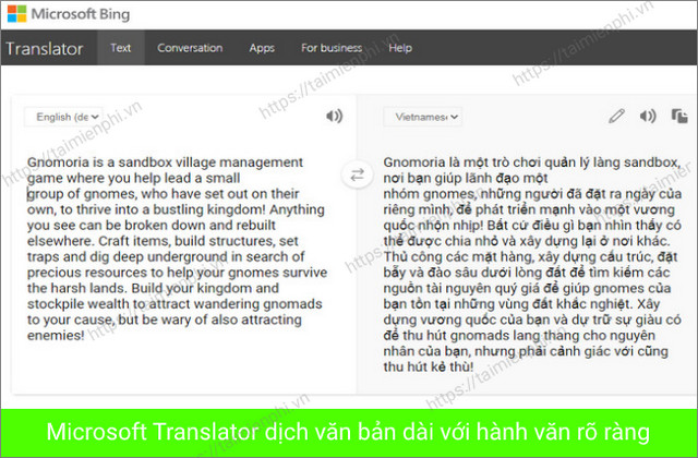 Download Microsoft Translator - Dịch thuật, chuyển đổi ngôn ngữ -taimi