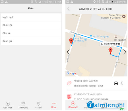 SeABank ATM & Điểm GD cho Android, iPhone - Tra cứu danh sách ATM và Đ