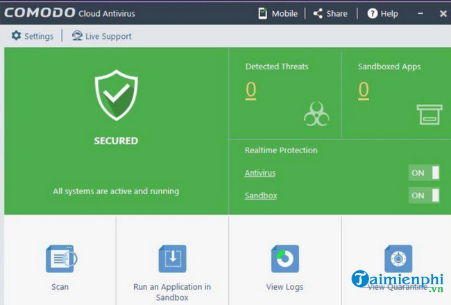 Comodo Antivirus 2020 - Phần mềm diệt Virus, bảo vệ dữ liệu máy tính