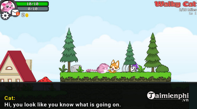 Dowload Walky Cat cho Android, iOS - Cuộc phiêu lưu cùng chú mèo -taim