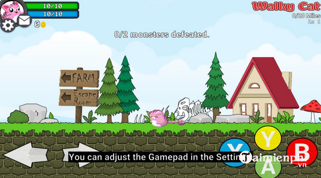 Dowload Walky Cat cho Android, iOS - Cuộc phiêu lưu cùng chú mèo -taim