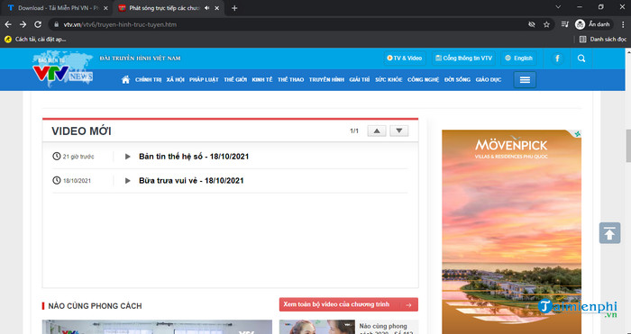 VTV6 Online - Kênh xem Bóng đá, giải trí trực tuyến -taimienphi.vn
