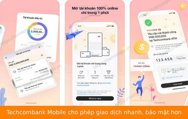 Tải Techcombank Mobile - App Chuyển tiền, thanh toán, quản lý tài chín