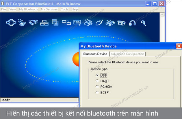 BlueSoleil -Download- Tải về - Hỗ trợ kết nối bluetooth với máy tính