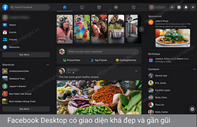 Download Facebook Desktop - Duyệt facebook trên Desktop -taimienphi.vn