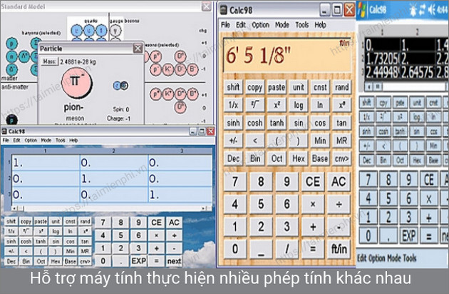 Download Calc98 5.6 - Công cụ giả lập máy tính Casio -taimienphi.vn