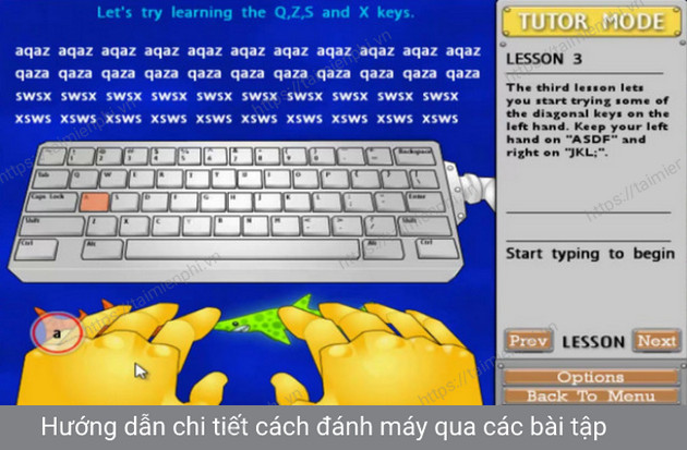 Download Typer Shark Deluxe - Phần mềm luyện gõ 10 ngón trên bàn phím