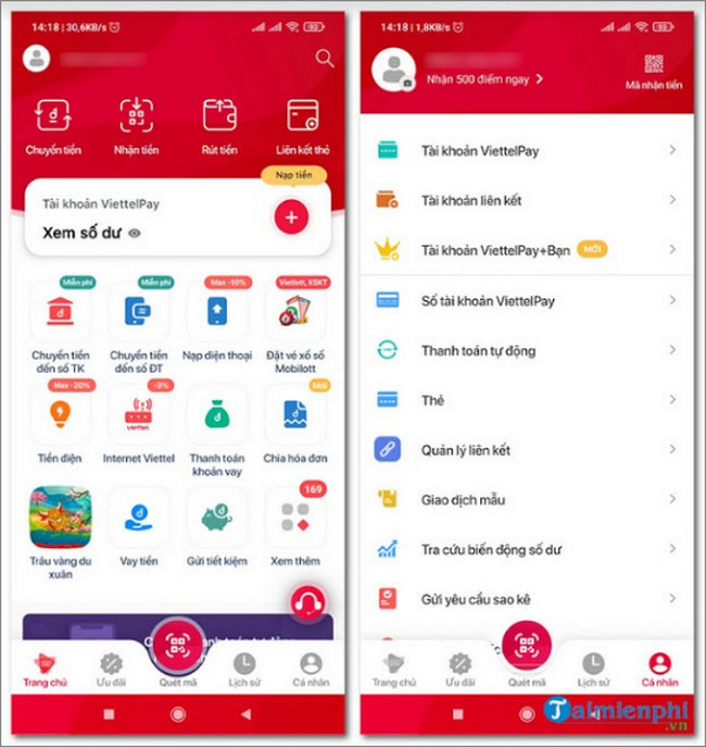 Tải ViettelPay 2023 - Ví điện tử Viettel Pay, Chuyển tiền, Thanh toán